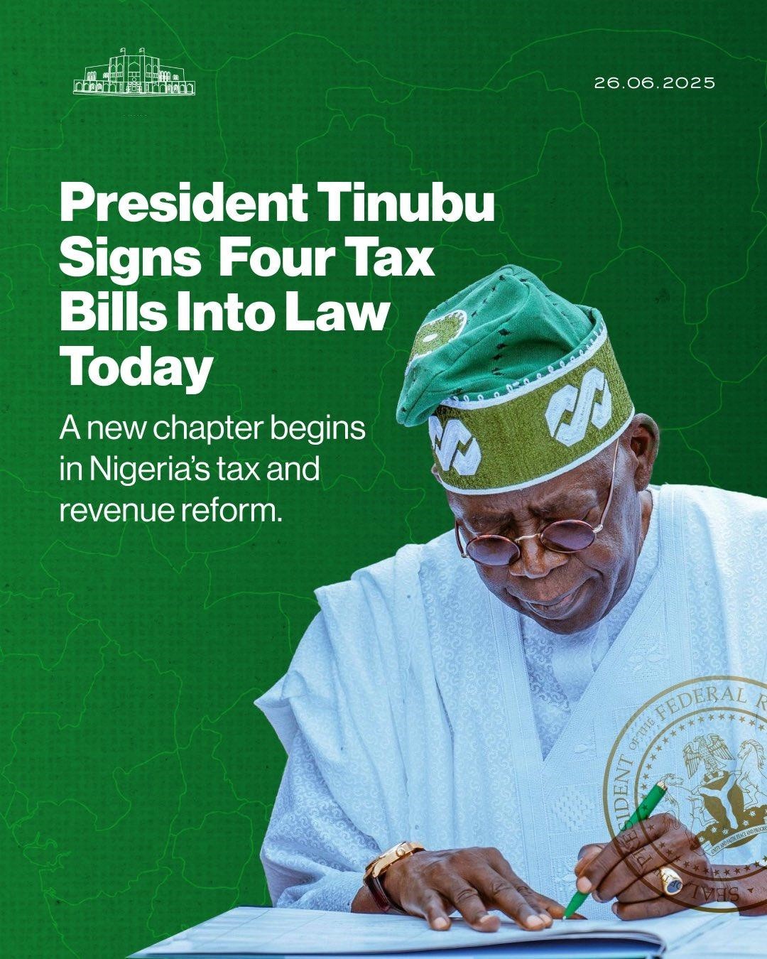 As Tinubu Signs Four Tax Reform Bills into Law, What You Need to Know ...