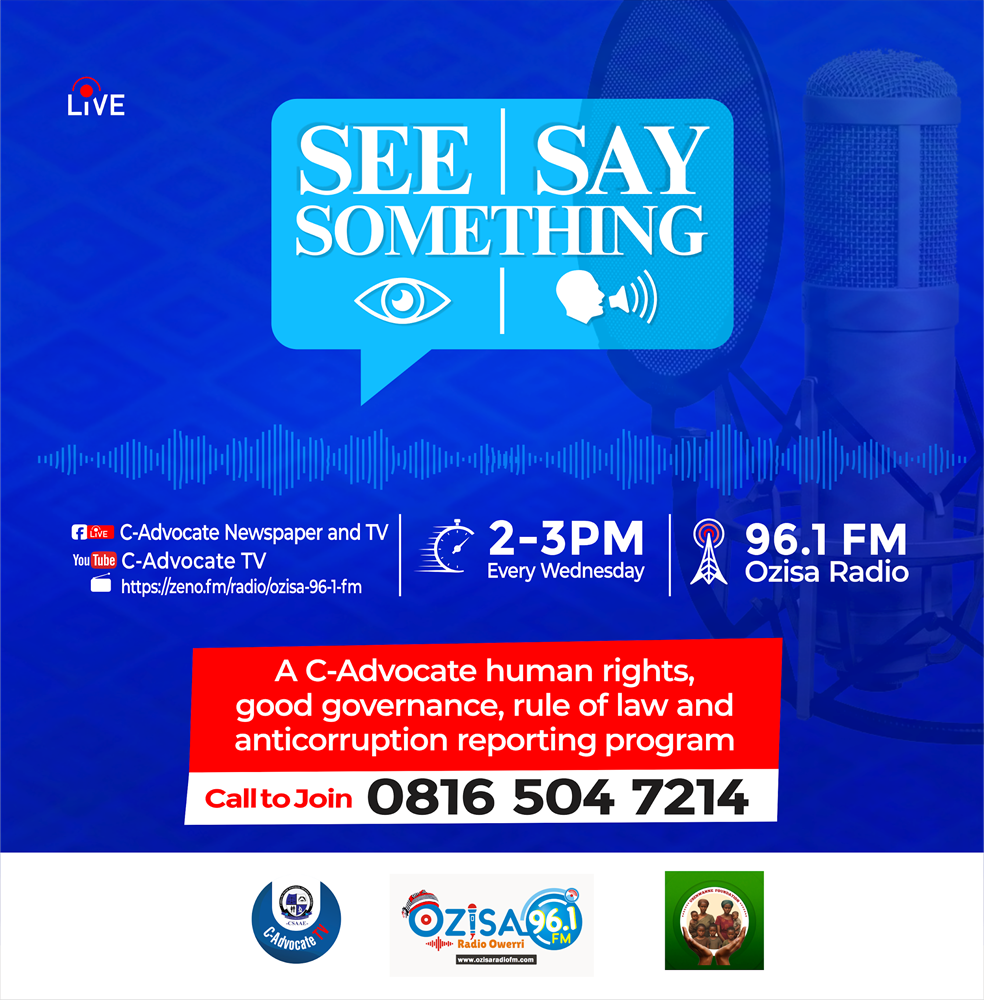C-Advocate Launches “See Something, Say Something” Radio Program to ...