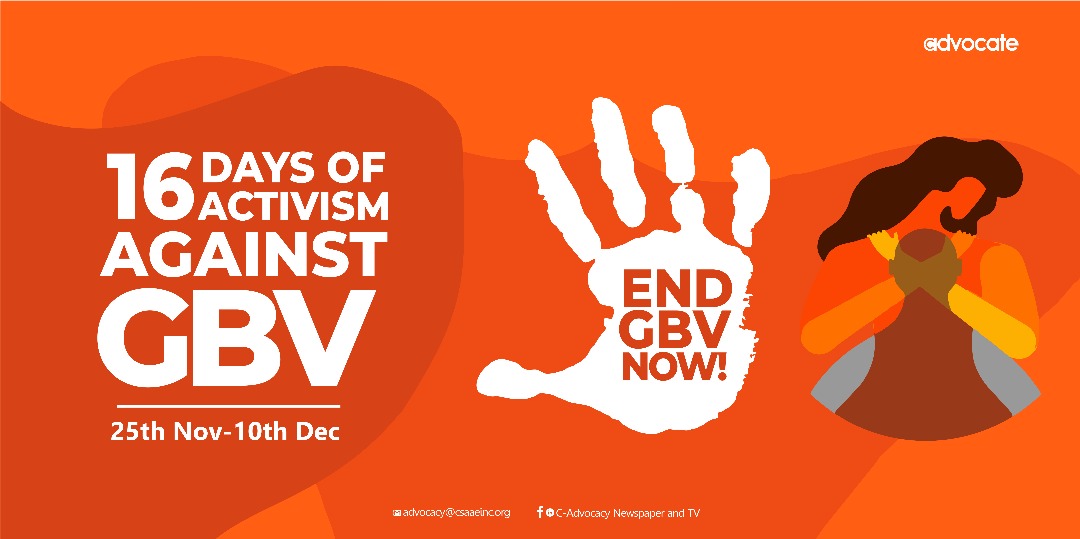 GENDER BASED VIOLENCE: A CRIME WE CAN NO LONGER ACCEPT